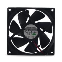 China 7 Blades Waterproof 12V Cooling Fan , 120x120x38mm Exhaust Fan CPU for sale