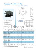 China Frameless 12V DC Axial Cooling Fan Waterproof Durable 30x30x10mm for sale