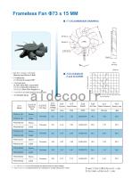 China DC Brushless Fan FF80*80*15Frameless Cooling Fan 12V for sale