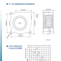 China 4020 Humidifier Brushless DC Cooling Fan , Aromatherapy Machine Mini Fan 12V DC for sale