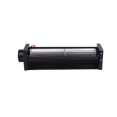 China 40mm Black Tangential Fans Blowers , 12V 24V 48V Fireplace Vent Fan for sale