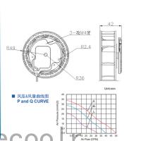 China 100x100x42mm Bracket Cooling Fan 12V Brushless Electric Stable for sale