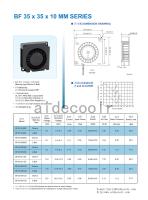 China Practical Black PC Blower Fan , 35x35x10mm Hotel Cooling Fan Blower for sale