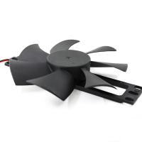China Plastic 12025 Frameless Case Fan , 110x23mm Bladeless Axial DC Fan for sale