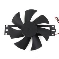 China Plastic 12025 Frameless Case Fan , 110x23mm Bladeless Axial DC Fan for sale