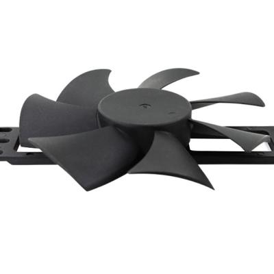 China Plastic 12025 Frameless Case Fan , 110x23mm Bladeless Axial DC Fan for sale