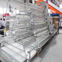 China Hot Galvanized Wire Mesh Battery Cage System For Layers A Frame for sale