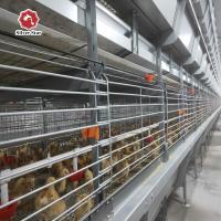 China Silver Color 3-Tier Broiler Chicken Cage System - 85×62.5×50 cm Cells, 102 Bird Capacity for sale