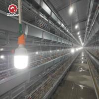 China Hot Galvanized Baby Chick Broiler Chicken Cage 3-8 Tiers 85x62.5x50cm Cell for Farm for sale