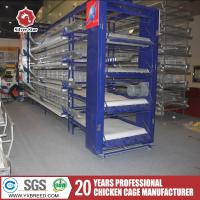 China 180 Birds H Type Broiler Chicken Cage 1480x1750x440mm Hot Dipped Galvanized for sale