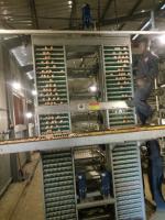 China 6 Tiers Q235 Battery Layer Hens Cage Chicken Breeding Cage for sale
