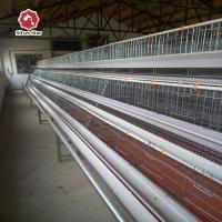 China Automatic Egg Laying Chicken Cage A Type 3-4 Tiers 120-160 Birds Hot Dipped Galvanized for sale