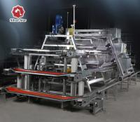 China 43*41Cm Full Automatic Battery Chicken Cage System U Type Galvanized Silver Color for sale