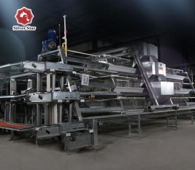 China A Type Layer Chicken Battery Cages Hot Galvanized Wire Mesh for sale