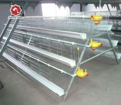 China Big Size 120 Capacity 3 Tiers Layer Cage A Frame for sale