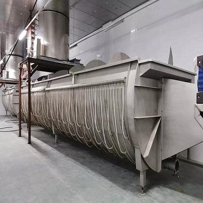 China Large Spiral Screw Pre-Chiller Machine for Poultry Processing - 1600mm to 2100mm Tank Diameter, 6-31 Ton Capacity for sale