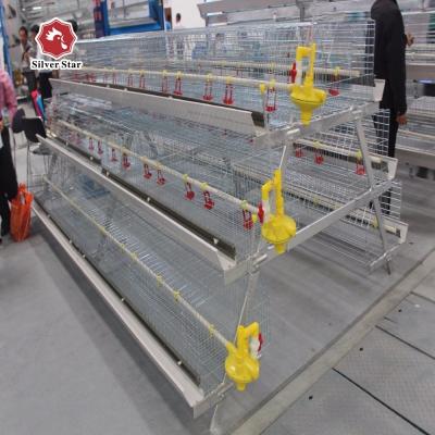 China Pullet Chick Breeder Broiler Chicken Cage A Type Layer Egg Hens Galvanized Steel Mesh for sale