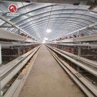 China H Type 3 Tier 4 Tier Battery Cage for Layer Chicken 45x60x41cm Hot Dipped Galvanized for sale