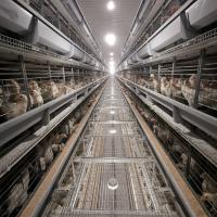 China 4 Tiers Chicken Egg Layer Battery Cage For Tanzania Poultry Farm for sale