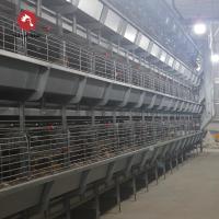 China H Type Farm Broiler Chicken Cage Poultry Battery 17 Chicks / Cell for sale