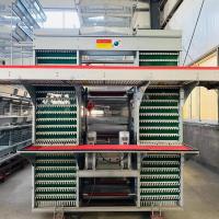 China Q235A Hot Dipped Galvanized H Type Battery Layer Chicken Cage 6 Tiers 288 Birds for sale