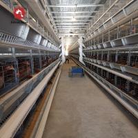 China H Frame Battery Type Breeding Cages Modern Layer Farming Equipment for sale