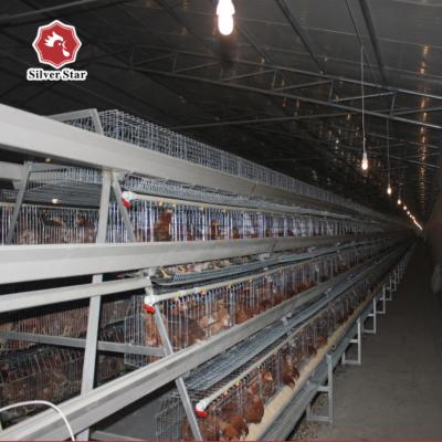 China Hot Dipped Galvanized A Type Layer Chicken Cage For Farm for sale