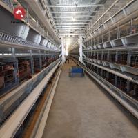China Welded Wire Egg Layer Chicken Cages Q235A H Type Hot Dipped Galvanized for sale
