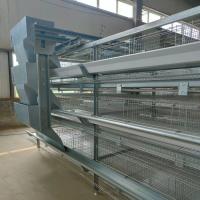 China Galvanized Steel 3 Tier Battery Chicken Cage for Egg Layers 120 Birds Capacity for sale