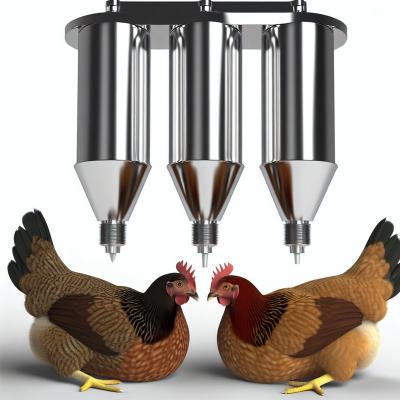 China 360° Stainless Steel Nipple Automatic Feeder for Poultry Farming Equipment 304 for sale
