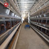 China Hot Galvanized Automatic H Type Chicken  Layer Cage Broiler Poultry Cage Space-Saving Design for sale