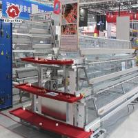 China Hot Galvanized Battery Cage System for Egg Layers 1800mm Length Automatic Chicken Cages with Egg Collection for sale