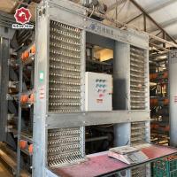 China H-Type 3-8 Tier Chicken Layer Cage System with Full Automation - 65×218×660cm Size, 144 Bird Capacity for sale
