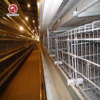 China H-Type Layer Chicken Cage Hot-Dip Galvanized Automatic Feeding Manure Removal System Poultry Farming Equipment for sale