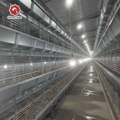 China Hot Dip Galvanized Baby Chicken Broiler Cage 3-4 Tier 850x1250mm Poultry Equipment for sale