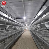 China H-Type 4-Tier Battery Chicks Cage 136 Birds per Set 85×62.5×50 cm Cell Size for sale