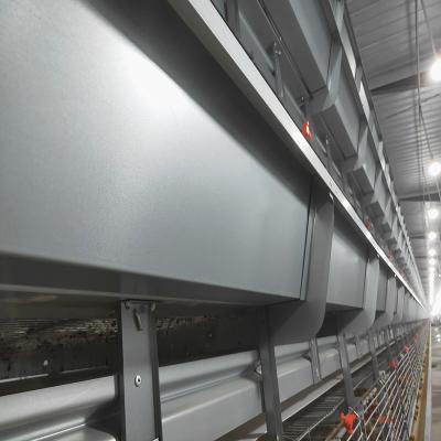 China H Frame Battery Broiler Chicken Cage Hot Galvanized Steel Wire Mesh for sale
