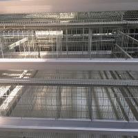 China A Type 3 Tier Layer Chicken Cage 430x450x410mm Hot Dip Galvanized Poultry Equipment for Open House for sale
