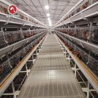 China H-Type Layer Chicken Cage System 650x625x500mm with 3-8 Tiers for 54-144 Birds Automated Poultry Farming for sale
