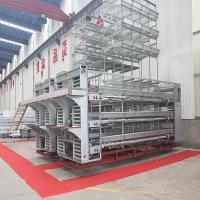 China Prefabricated Wire Chicken Battery Cage 3-8 Tiers with 1800x600x430mm Size and 384 Bird Capacity for Poultry Farm for sale