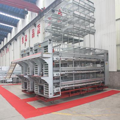 China Prefabricated Wire Chicken Battery Cage 3-8 Tiers with 1800x600x430mm Size and 384 Bird Capacity for Poultry Farm for sale