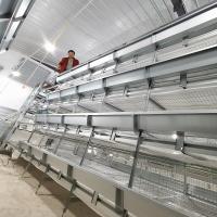 China Silver Star 3-4 Tier Automatic Poultry Chicken Cage for Baby Chicks 85×62.5×44cm with 90-200 Bird Capacity for sale