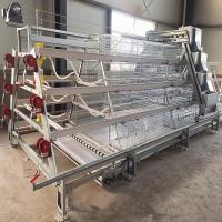 China A Type 3-4 Layer Brooding Cages for Chickens - Q235A Galvanized Steel, 1830x2300mm Size, 180-240 Bird Capacity for sale