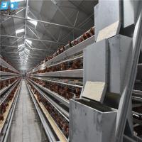 China Wire Mesh 60-384 Egg Chicken Cage , HDG Q235 Layer Farming Cage for sale