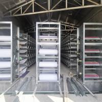 China U Type Cage 4 floors Poultry Manure Removal System 3-6mm Diameter Wire for sale