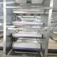 China Multi Tier Poultry House Cleanout Equipment , 1.2mm 220v Battery Cage System for sale