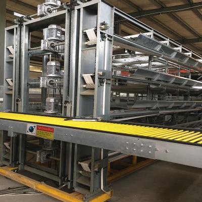 China 4 Layer 2mm Battery Cage Poultry Egg Collection System with ISO9001 Certification and 4m/min Speed for sale