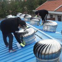 China 1000mm 304 Stainless Steel Wind Driven Roof Ventilator - 3.4 m/s Air Speed Natural Exhaust Fan for sale