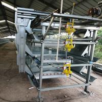 China Automatic 144 Birds Laying Battery Hen Cage Poultry Farming Equipment 8 Tier for sale