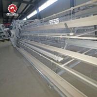China Hot Galvanized Poultry Farm Layer Chicken Cage 3-9 Tiers 54-162 Birds Capacity for sale
